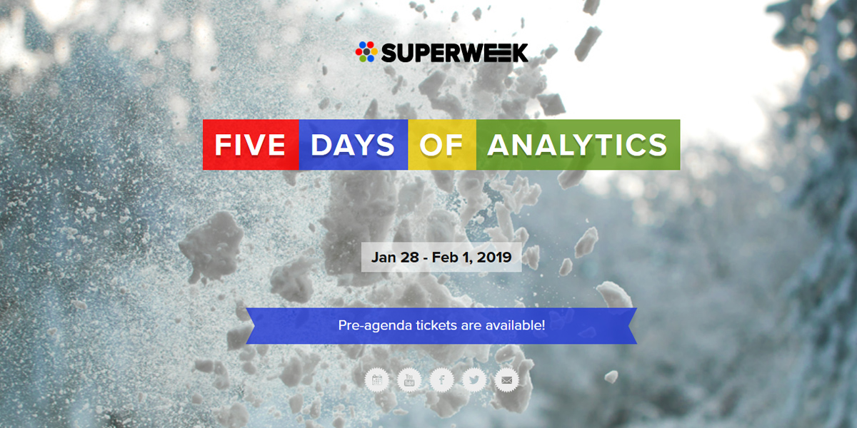 SUPERWEEK 2018: "Five Days of Analytics" - Jan 29 - Feb 2, Galyatető ...
