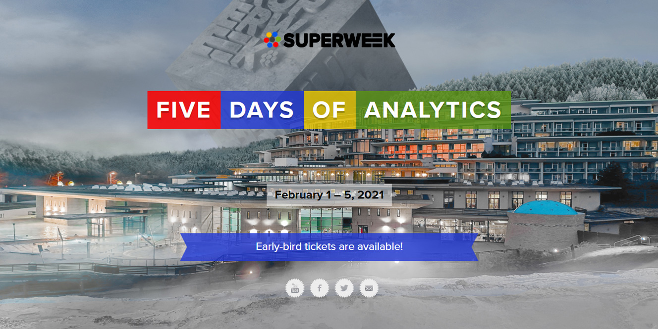 SUPERWEEK 2021: "Five Days of Analytics" (Feb 1 – 5), Egerszalok, HUNGARY