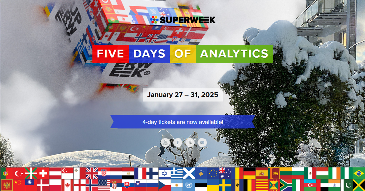 SUPERWEEK 2025: "Five Days of Analytics" (JAN 27 - 31)