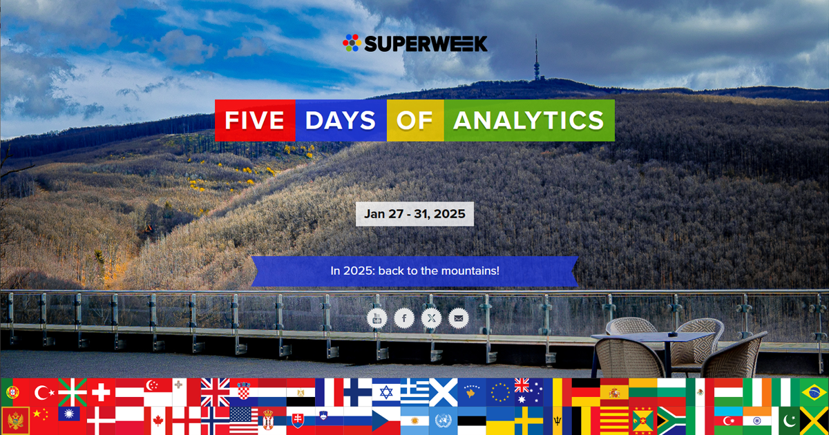 SUPERWEEK 2025: "Five Days of Analytics" (JAN 27 - 31)