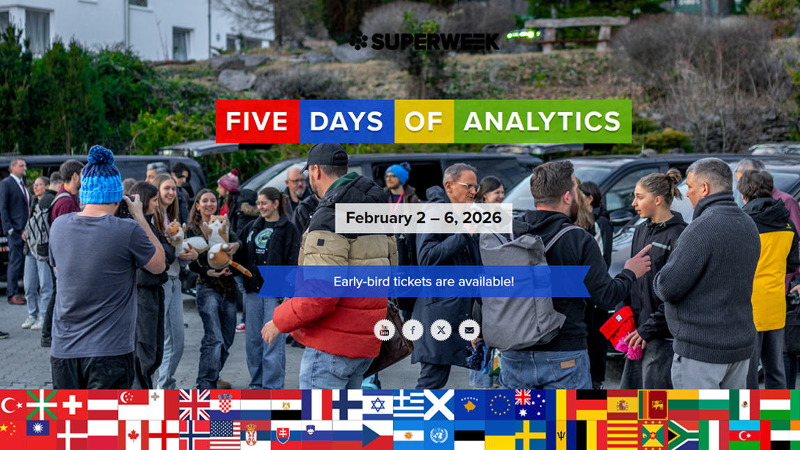 SUPERWEEK 2026: "Five Days of Analytics" (FEB 2-6)